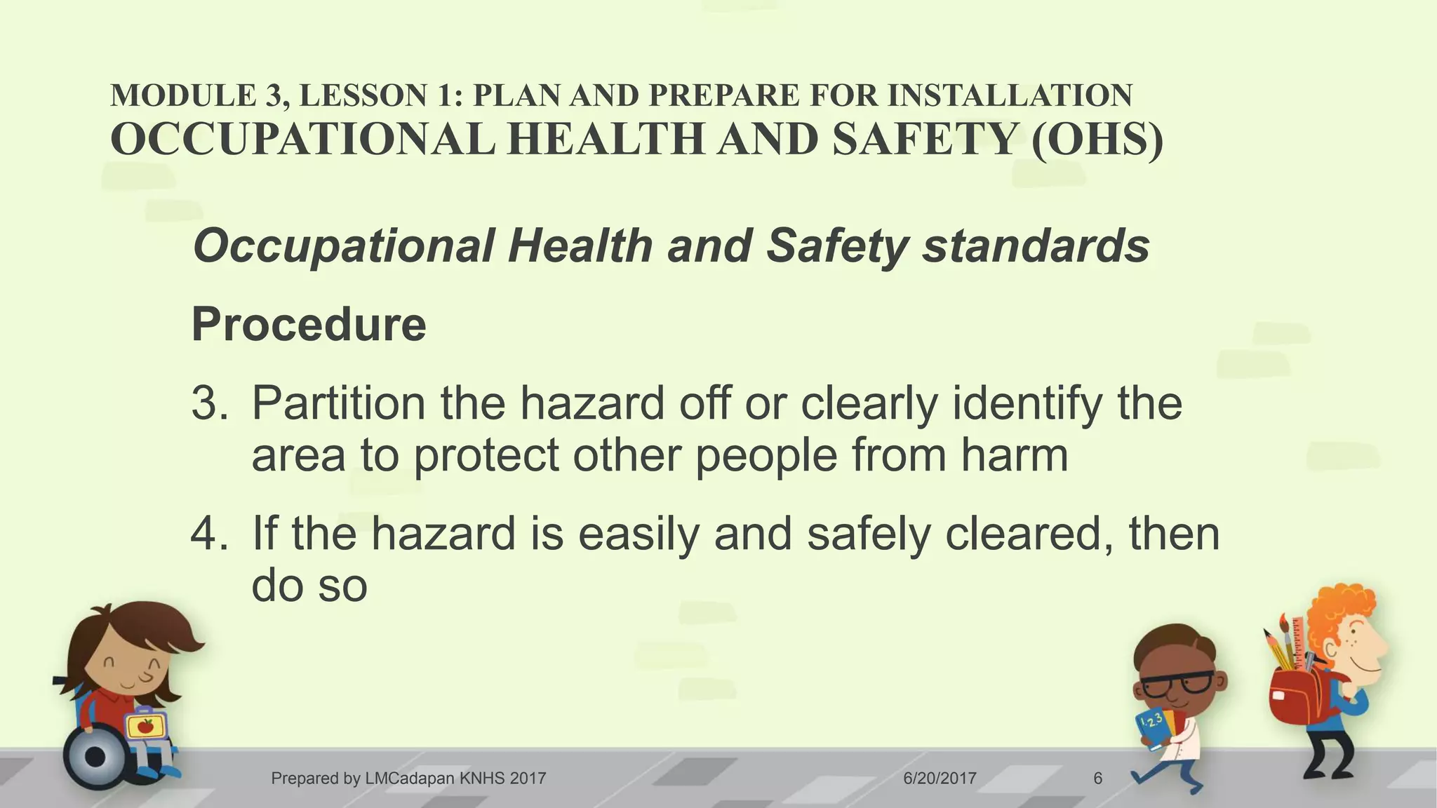 Ict 9 module 3, lesson 1.1 ohs | PPTX