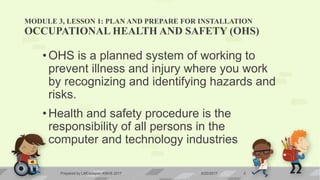 Ict 9 module 3, lesson 1.1 ohs | PPTX