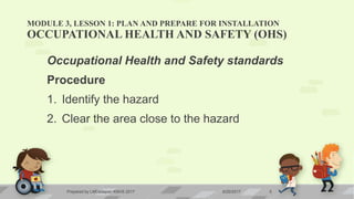 Ict 9 module 3, lesson 1.1 ohs | PPTX