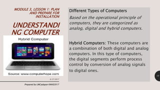 Ict 9 module 3, lesson 1.2 understanding computers | PPTX