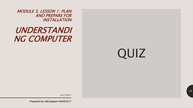 Ict 9 module 3, lesson 1.2 understanding computers | PPTX | Internet ...