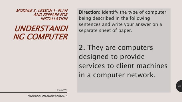 Ict 9 module 3, lesson 1.2 understanding computers | PPTX | Internet ...