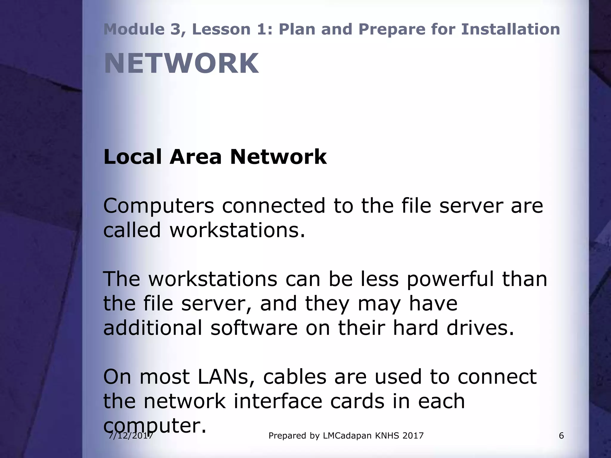Ict 9 module 3, lesson 1.4 network | PPTX