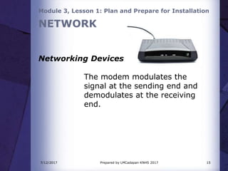 Ict 9 module 3, lesson 1.4 network | PPTX