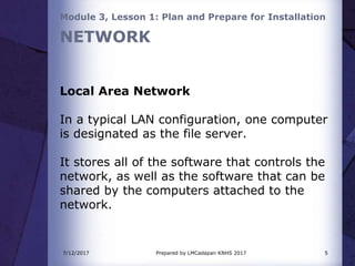 Ict 9 module 3, lesson 1.4 network | PPTX