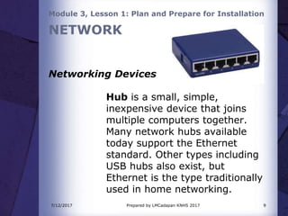 Ict 9 module 3, lesson 1.4 network | PPTX