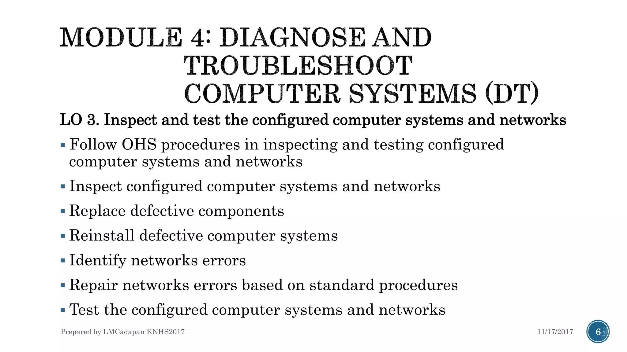 Ict 9 module 4 introduction | PPTX | Operating Systems | Computer Software and Applications