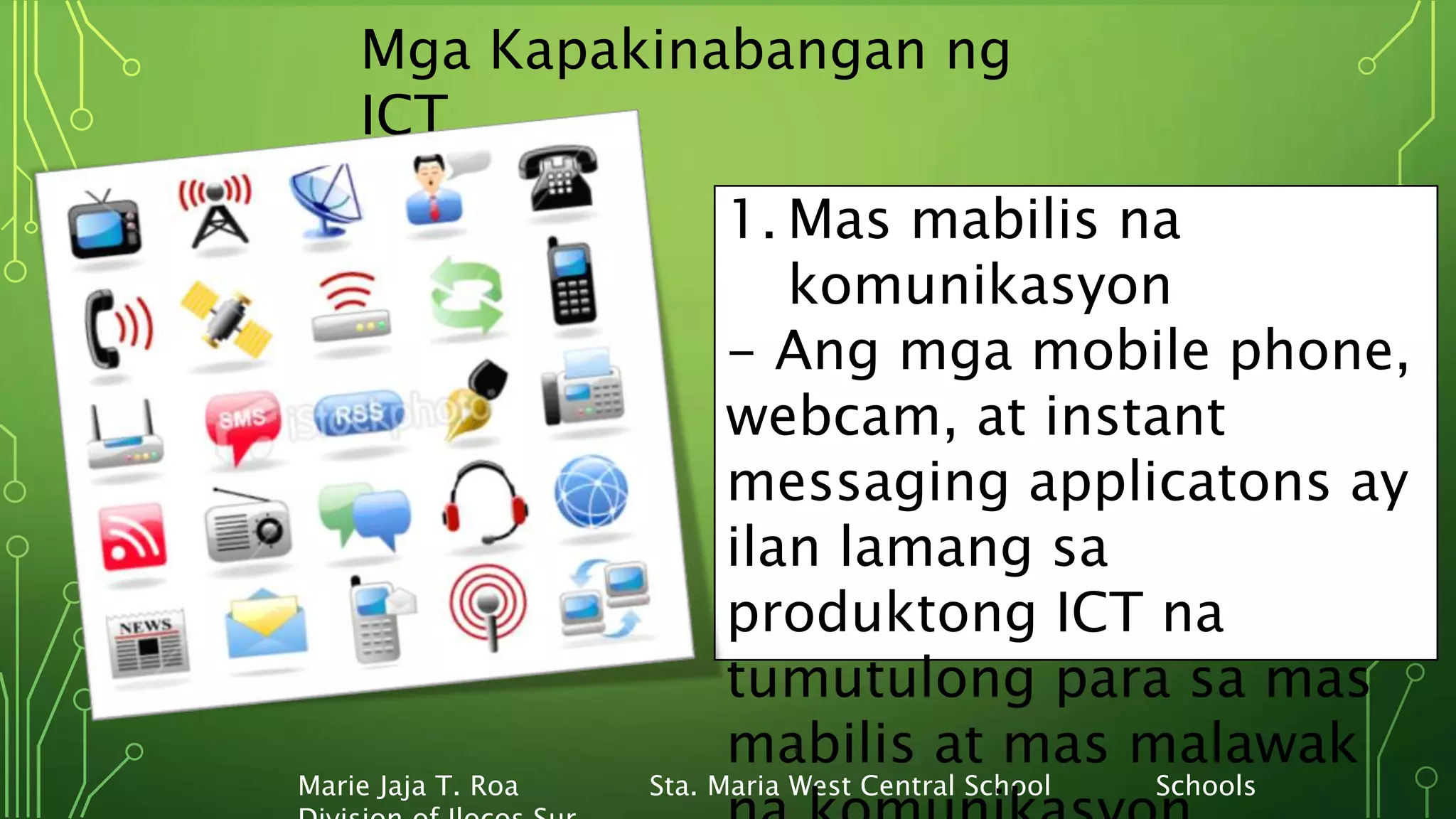 ICT 9 Pangangalap ng Impormasyon Gamit ang ICT | PPTX