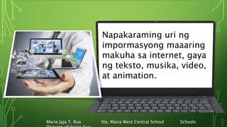 ICT 9 Pangangalap ng Impormasyon Gamit ang ICT | PPTX