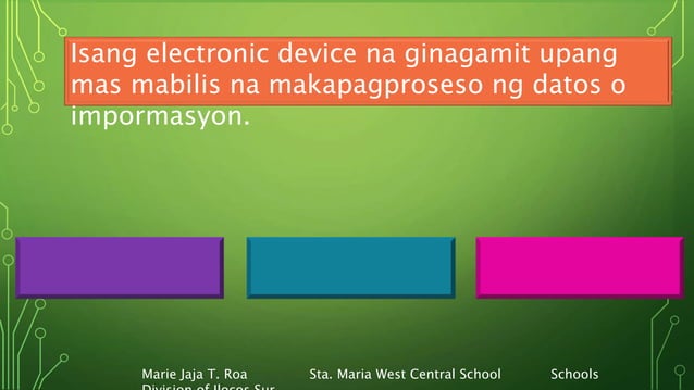 ICT 9 Pangangalap ng Impormasyon Gamit ang ICT | PPTX