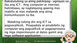 ICT 9 Pangangalap ng Impormasyon Gamit ang ICT | PPTX