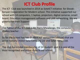 PJ Mwangola ICT Club Activities in 2014 by Mariam Mtuta | PDF | Africa ...