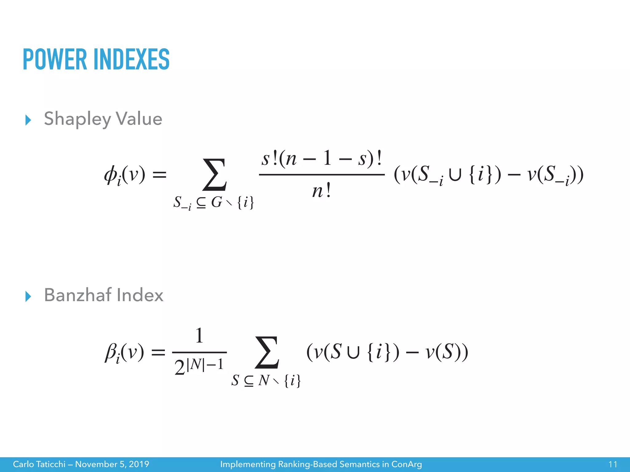 Implementing Ranking-Based Semantics in ConArg | PPT