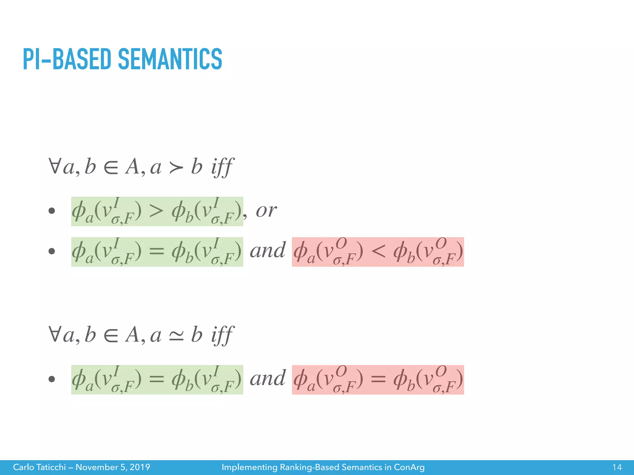 Implementing Ranking-Based Semantics in ConArg | PPT