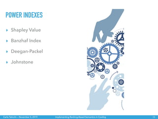 Implementing Ranking-Based Semantics in ConArg | PPT