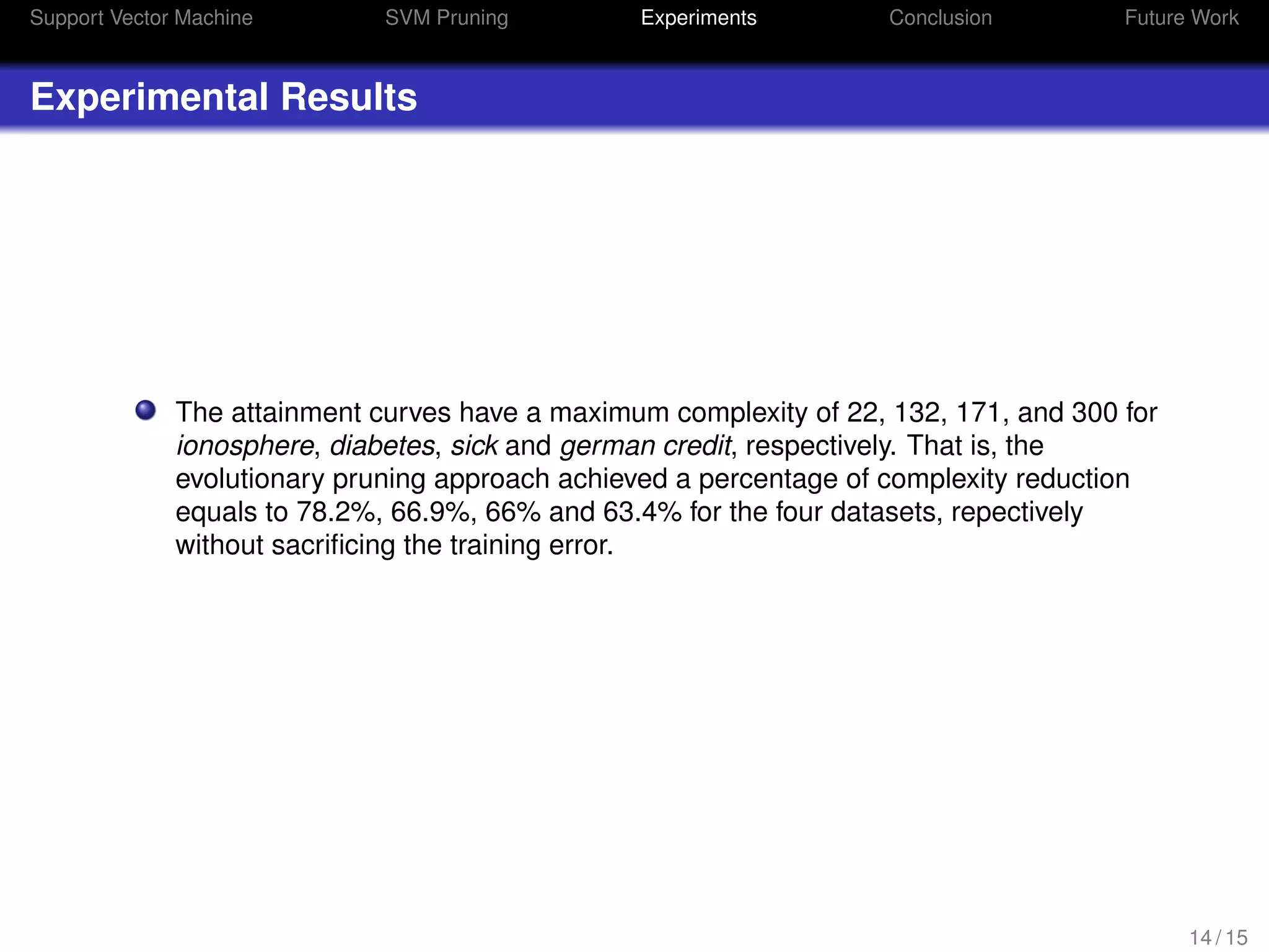 A Multi Objective Genetic Algorithm For Pruning Support Vector Machines Pdf