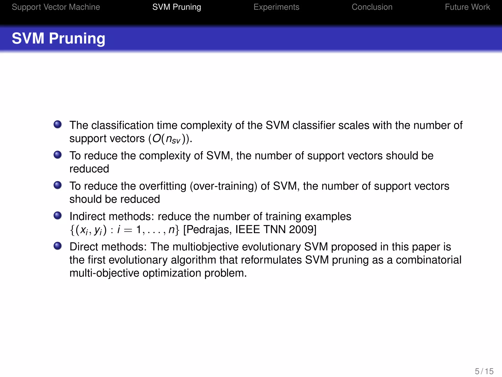 A Multi-Objective Genetic Algorithm for Pruning Support Vector Machines | PDF