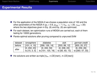 A Multi-Objective Genetic Algorithm for Pruning Support Vector Machines | PDF