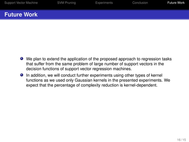 A Multi Objective Genetic Algorithm For Pruning Support Vector Machines Ppt