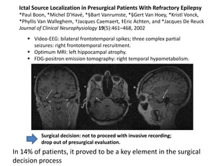 Ictal EEG source imaging | PPTX | Brain and Nervous System Disorders ...