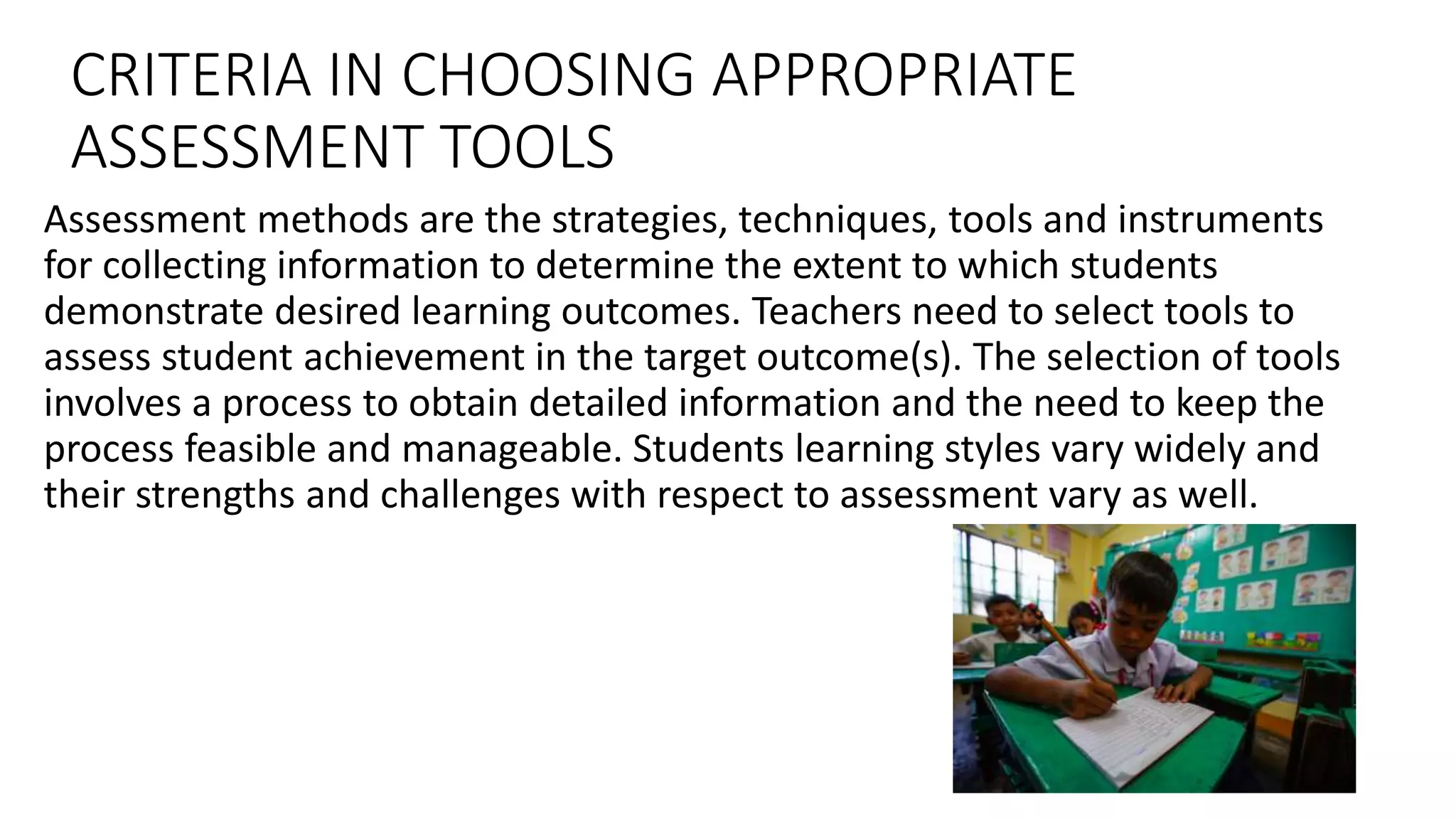 Ict and assessment of learning | PPTX