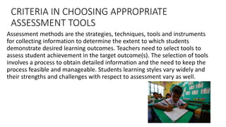 Ict and assessment of learning | PPTX