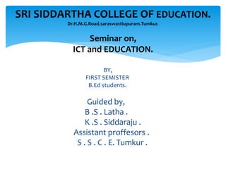 Ict and education | PPT