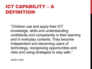 Y3 ICT and the Foundation Subjects - Lecture 1 | PPTX