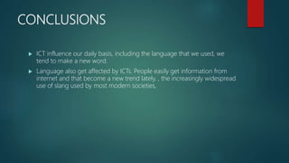 Ict and language | PPT