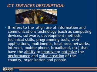 ICT AND NATIONAL DEVELOPMENT | PPT
