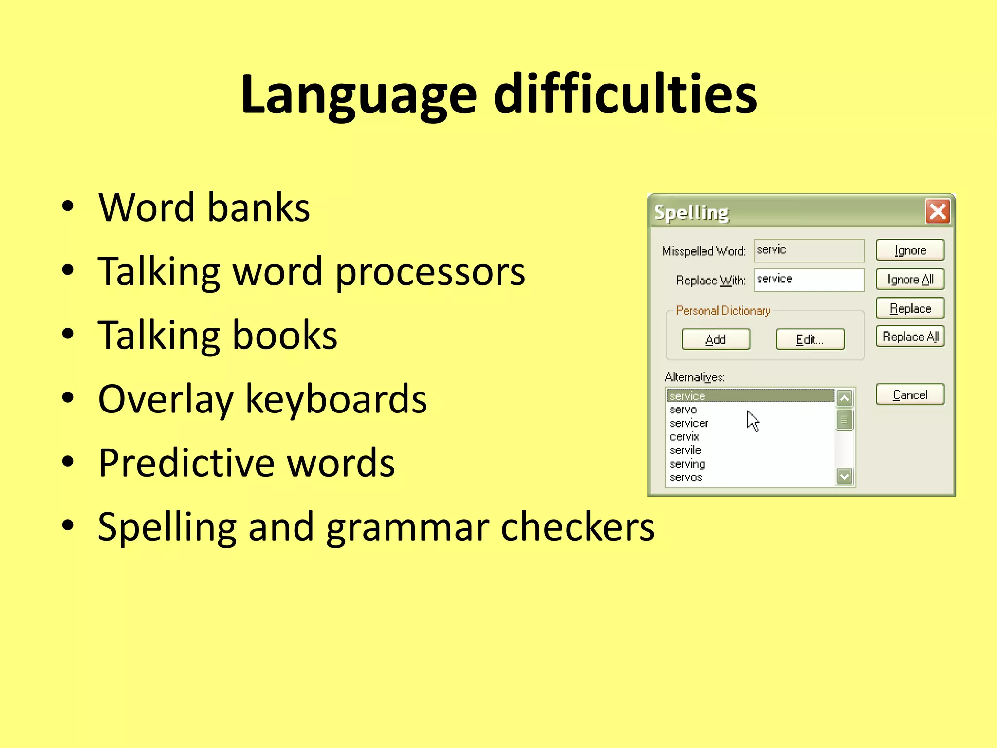 Ict and special educational needs (sen) | PPTX