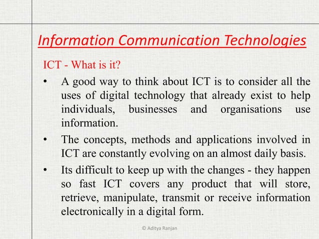 (Ict) and tourism | PPTX | Internet | Computing