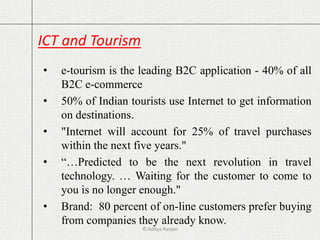 (Ict) and tourism | PPTX