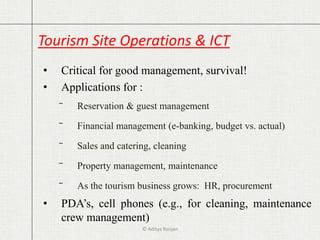 (Ict) and tourism | PPTX
