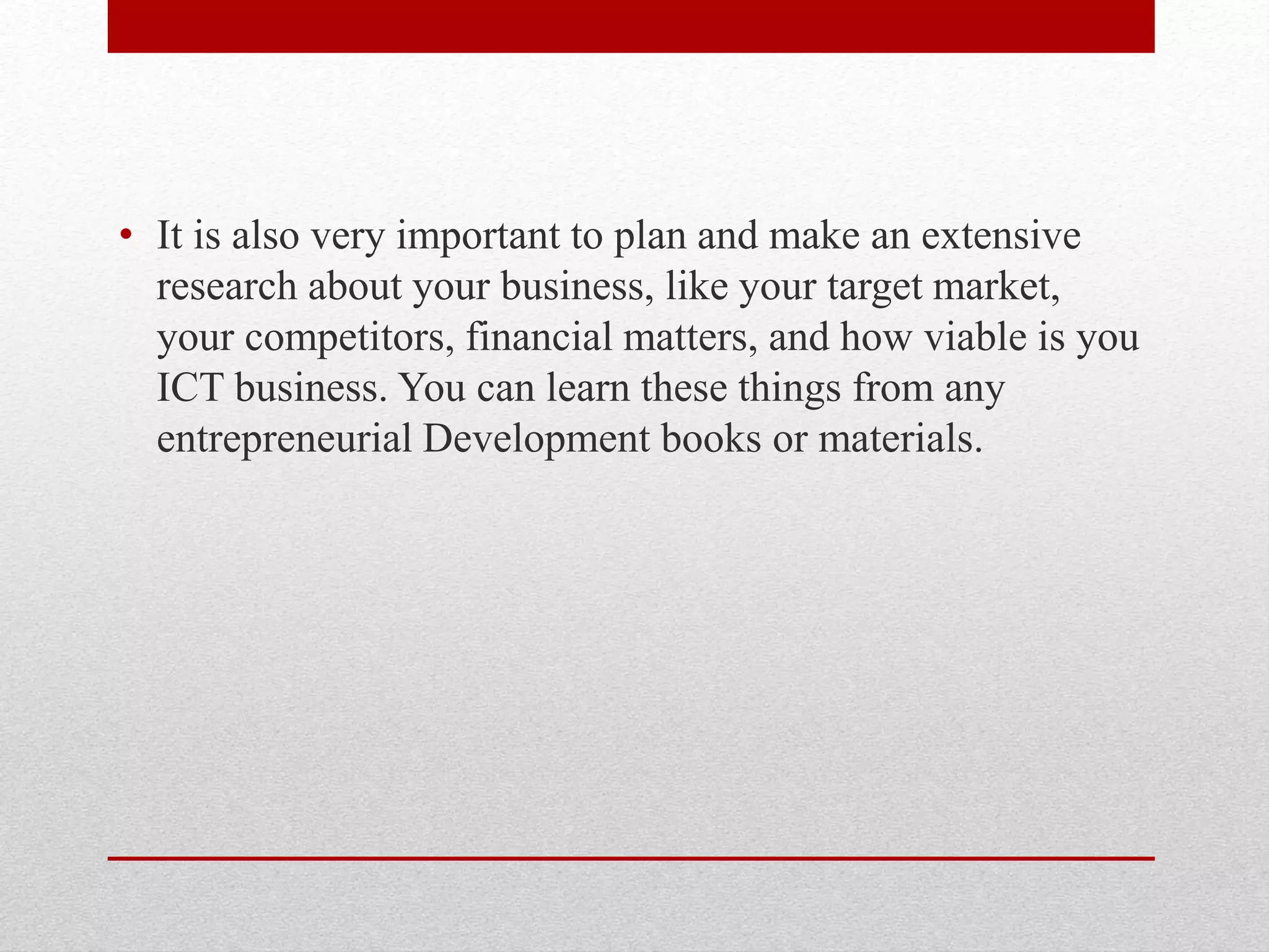 Ict application in business | PPTX