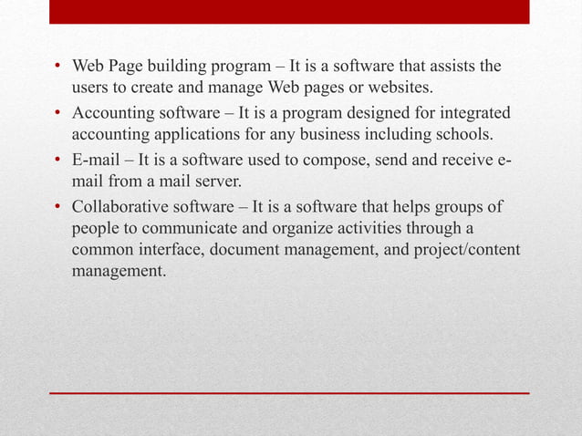 Ict application in business | PPTX | Computer Software and Applications | Computing