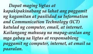 Ict aralin 7 | PPTX