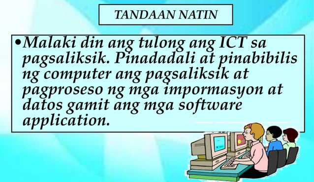Ict aralin 9 pangangalap ng impormasyon gamit ang ict | PPTX