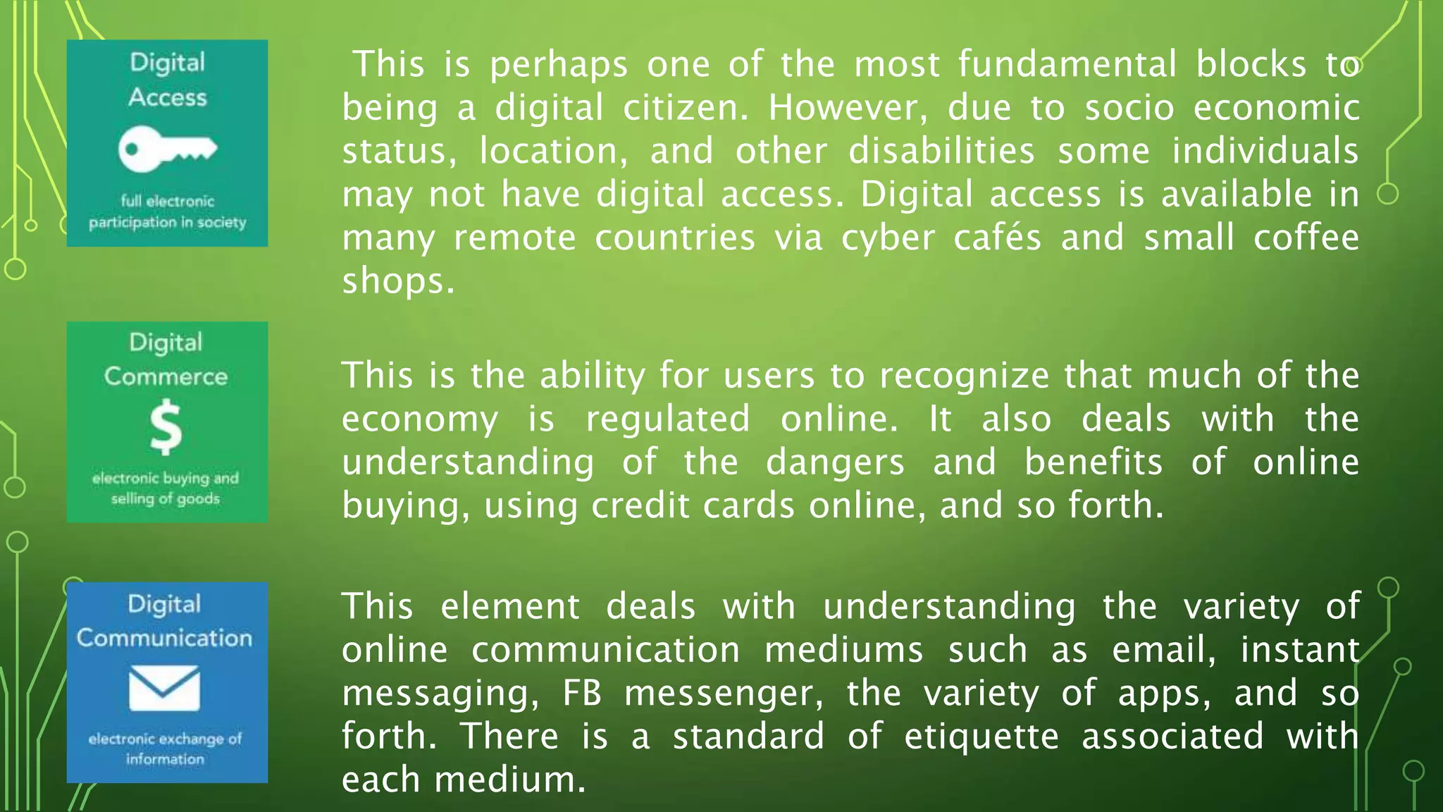 ICT as a Platform for Change | PPTX