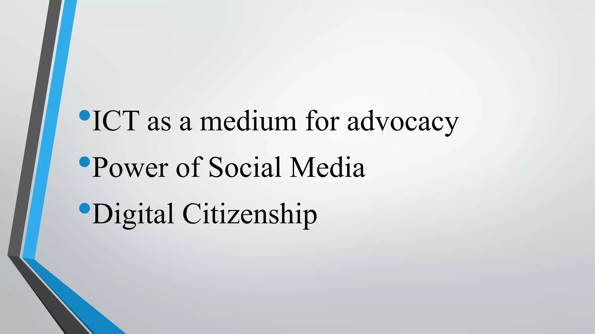 Ict as platform | PPTX