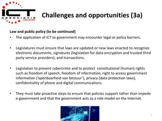 ICT Association Suriname Presentation On eGovernment 2012 | PDF
