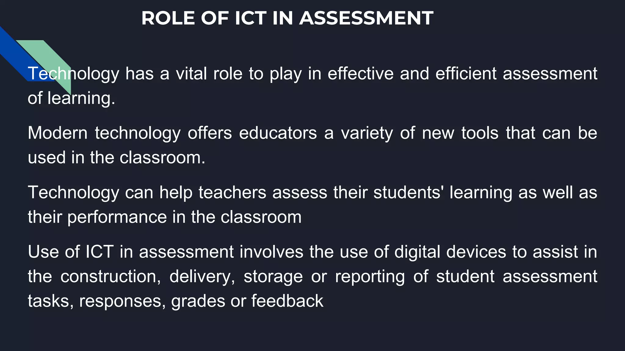 Ict assessment | PPTX