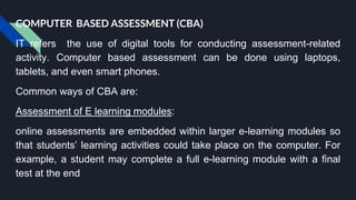 Ict assessment | PPTX