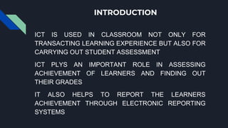 Ict assessment | PPTX