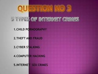 Ict assignment | PPT