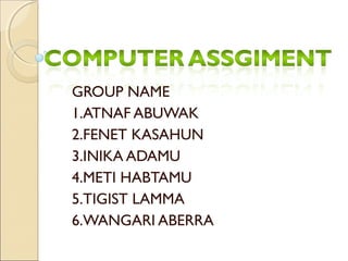 Ict assignment | PPT