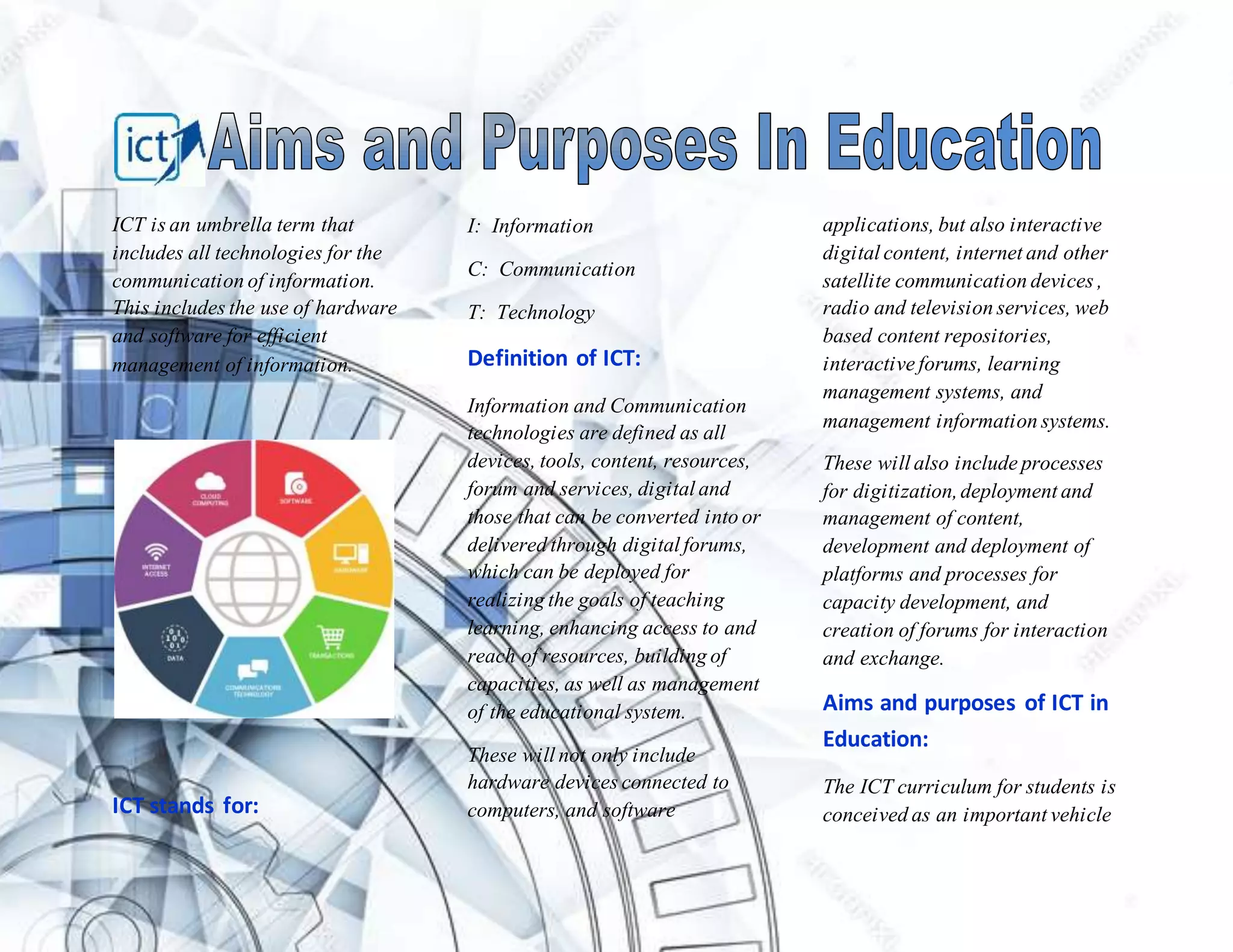 ICT Aims & Purpose | DOCX