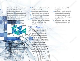 ICT Aims & Purpose | DOCX
