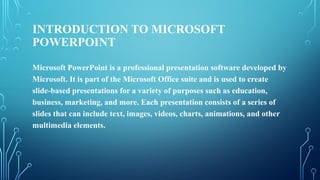 Introduction to MS PowerPoint ict assignment.pptx