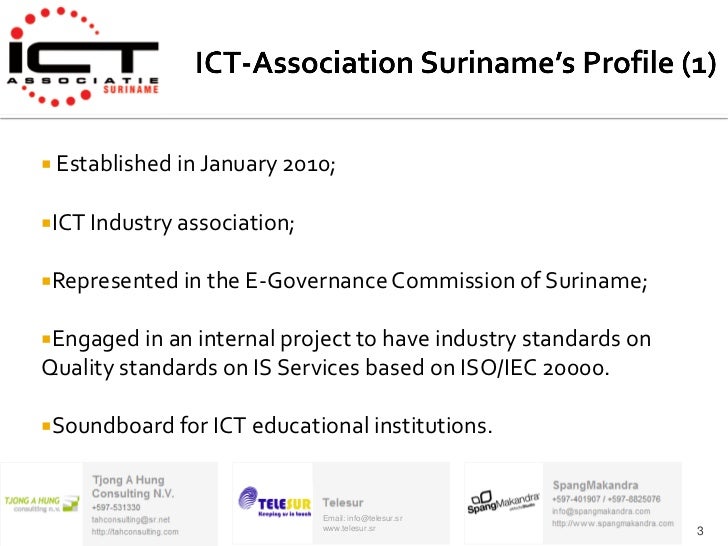 Ict Association Suriname At Virtual Educa Caribbean 2012